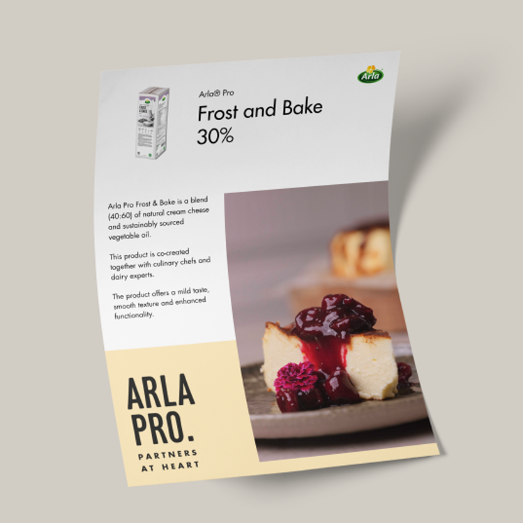 Frost & Bake, Blended Cream Cheese 1,8kg | Arla® Pro