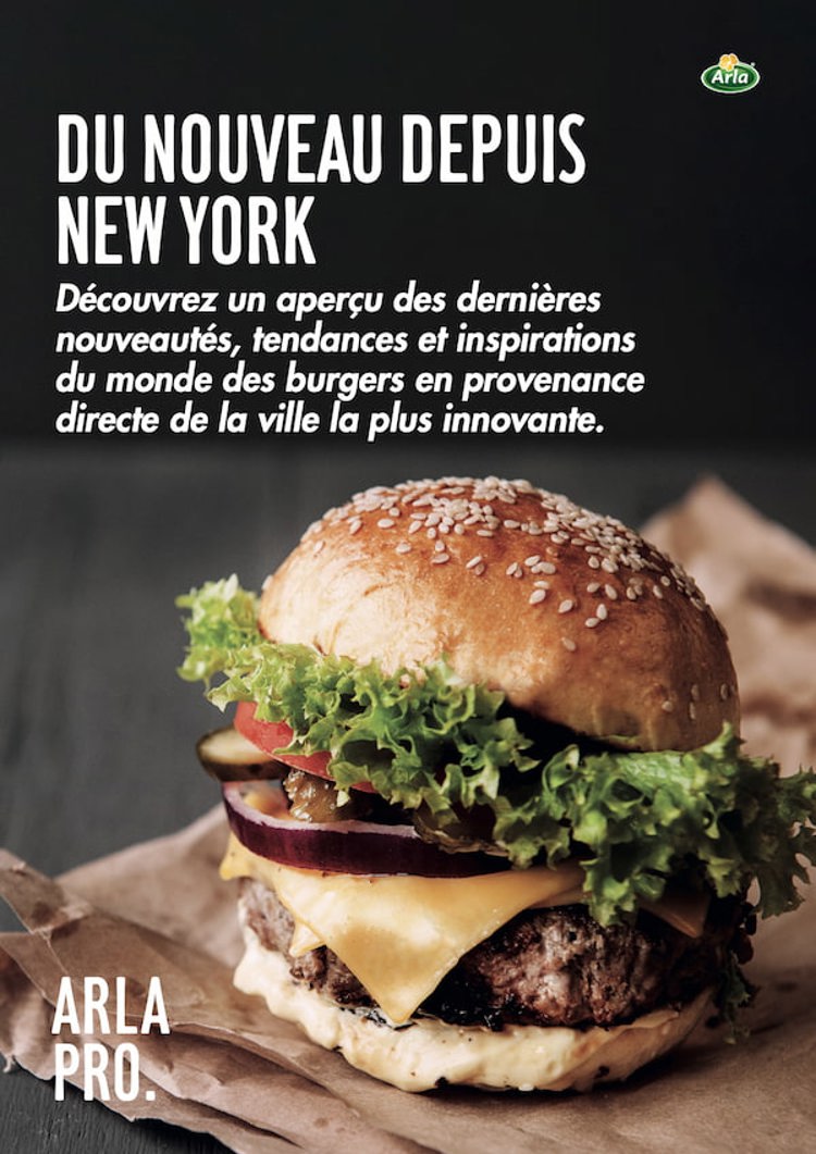 Fromage pour cheeseburger parfait | Arla® Pro France