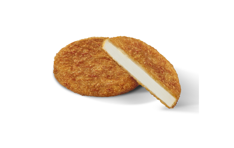 Crispy Coated Cheese Patties | Arla Pro.