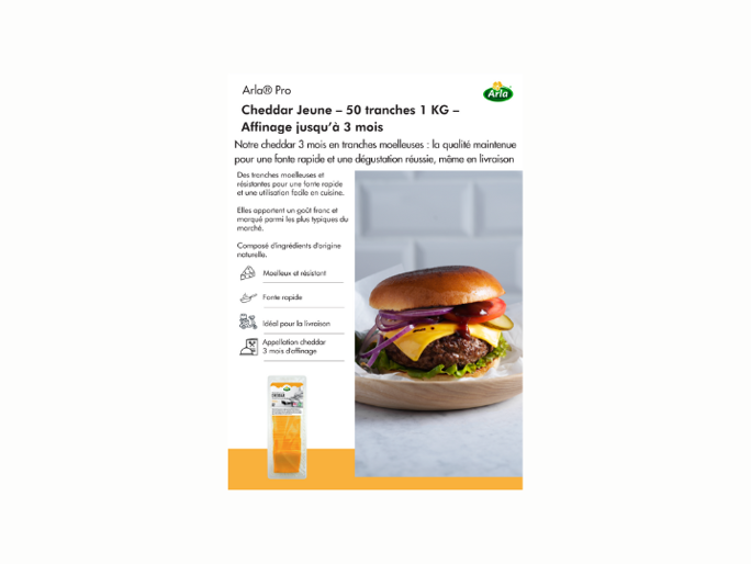 Page Burger | Arla® Pro France