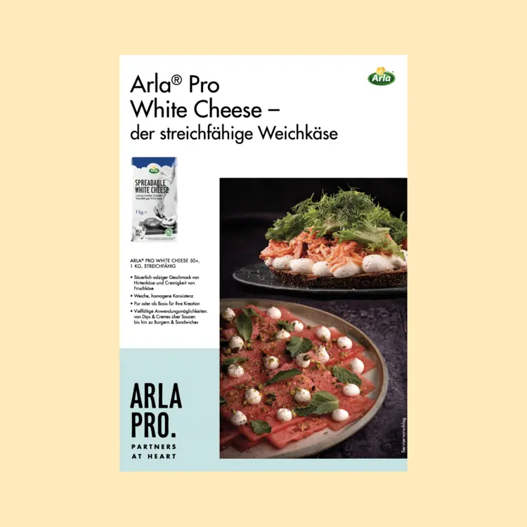 Arla® Pro White Cheese 50+, 1 kg, streichfähig | Arla® Pro
